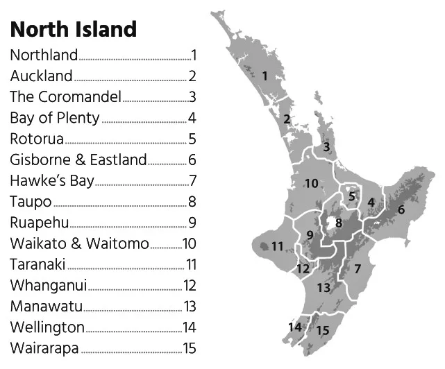 New Zealand Regions & NZ Map | NZ Tourism Tours