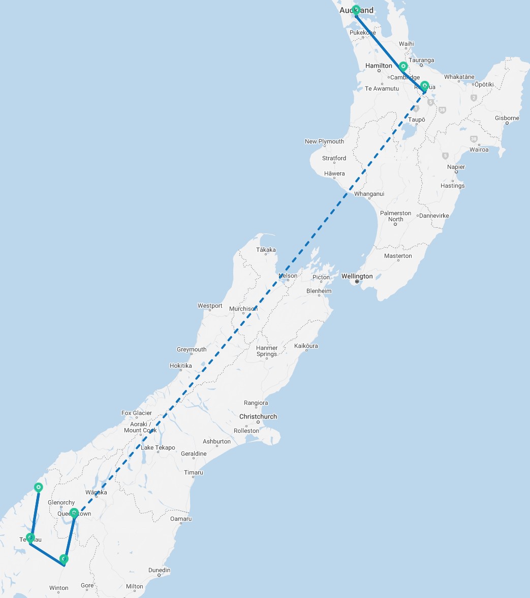 7 Day New Zealand Itinerary Essential NZ Drive & Fly | NZ Tourism Tours
