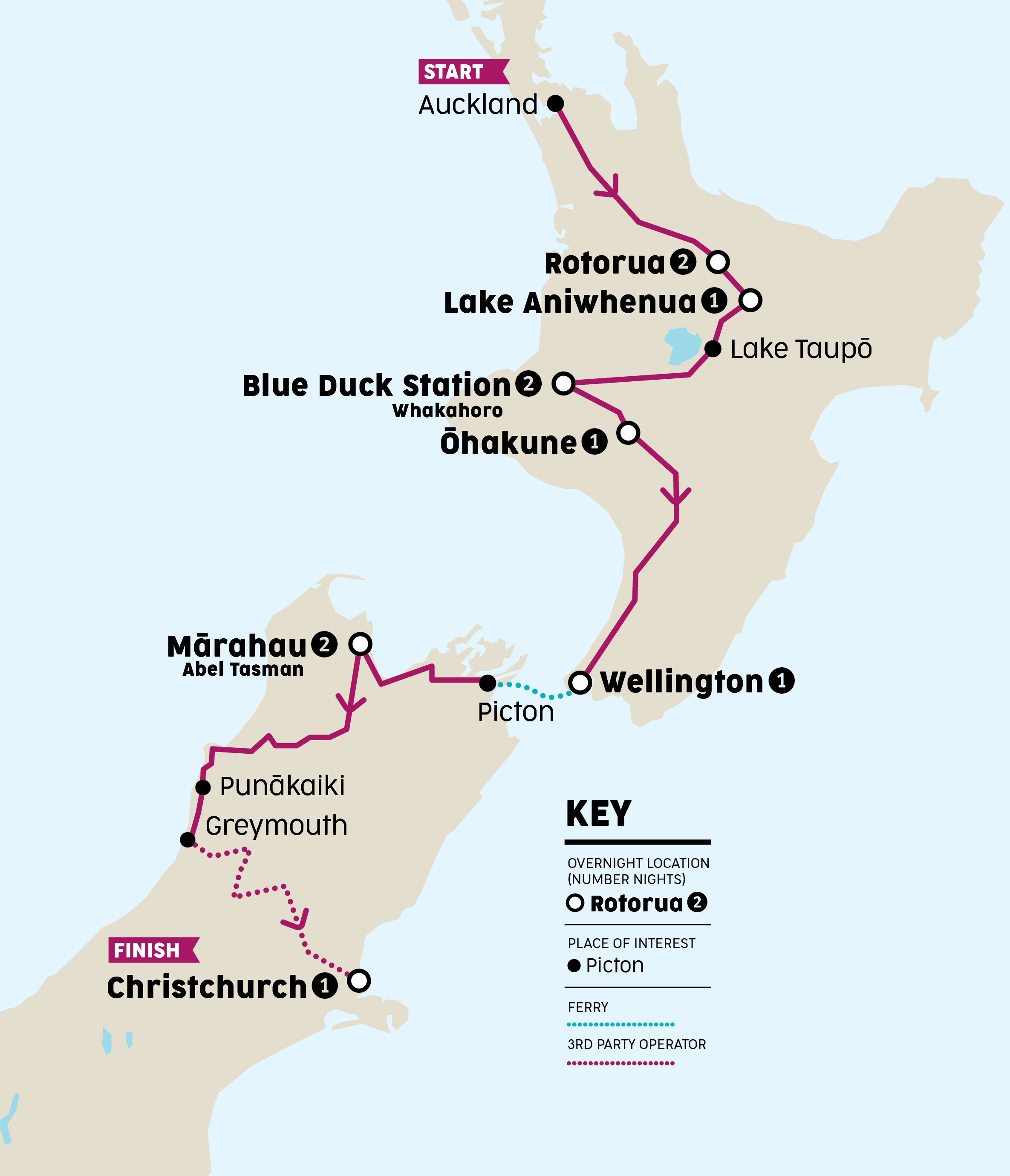 11 Day New Zealand Guided Coach & Train Tour: Kereru | NZ Tourism Tours ️